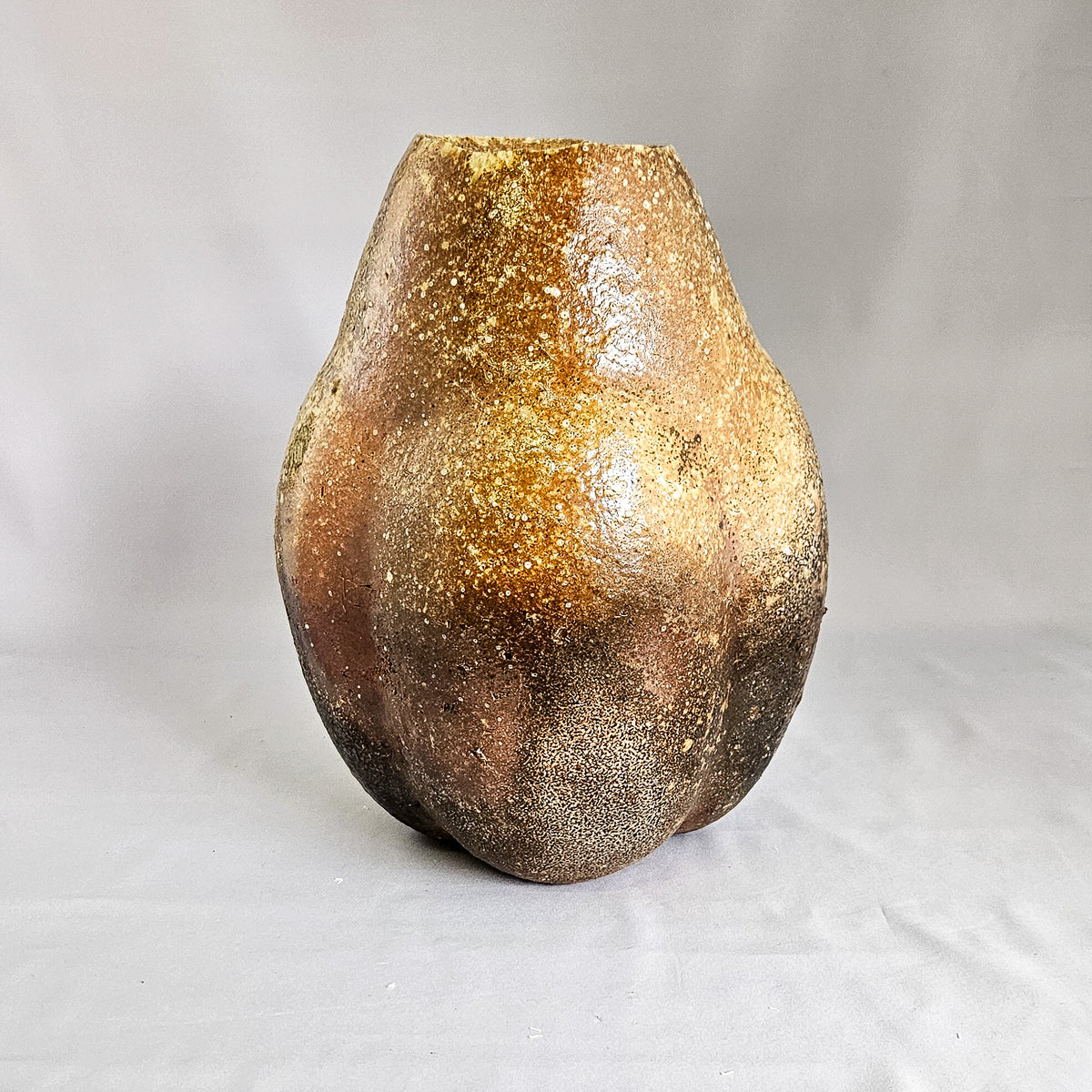 Japanese Shigaraki Pottery Vase - C25044 – Kazari