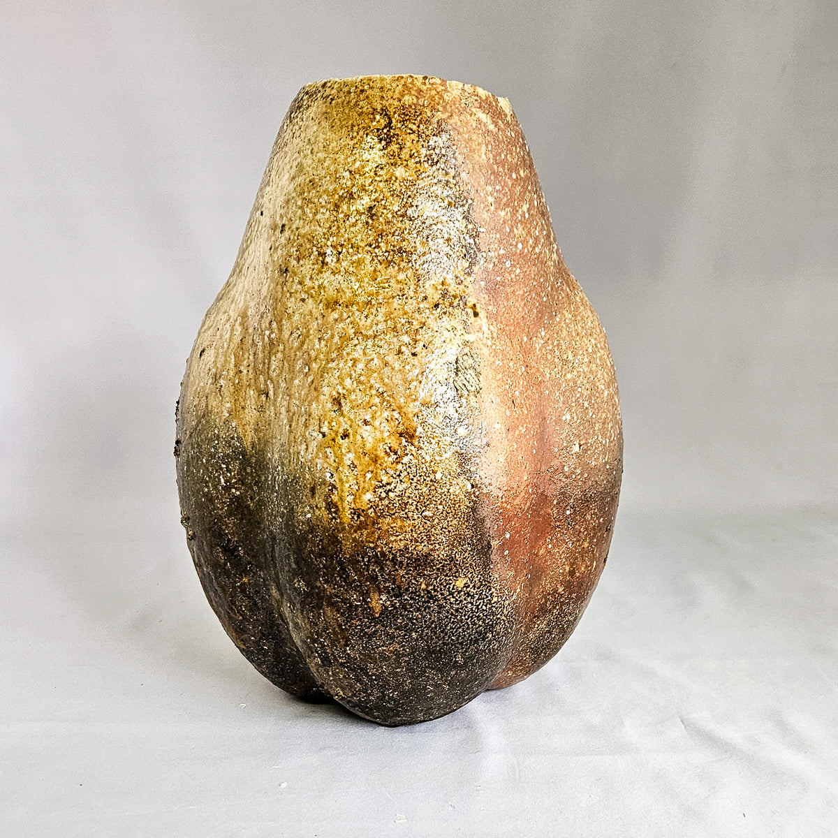 Japanese Shigaraki Pottery Vase - C25044 – Kazari