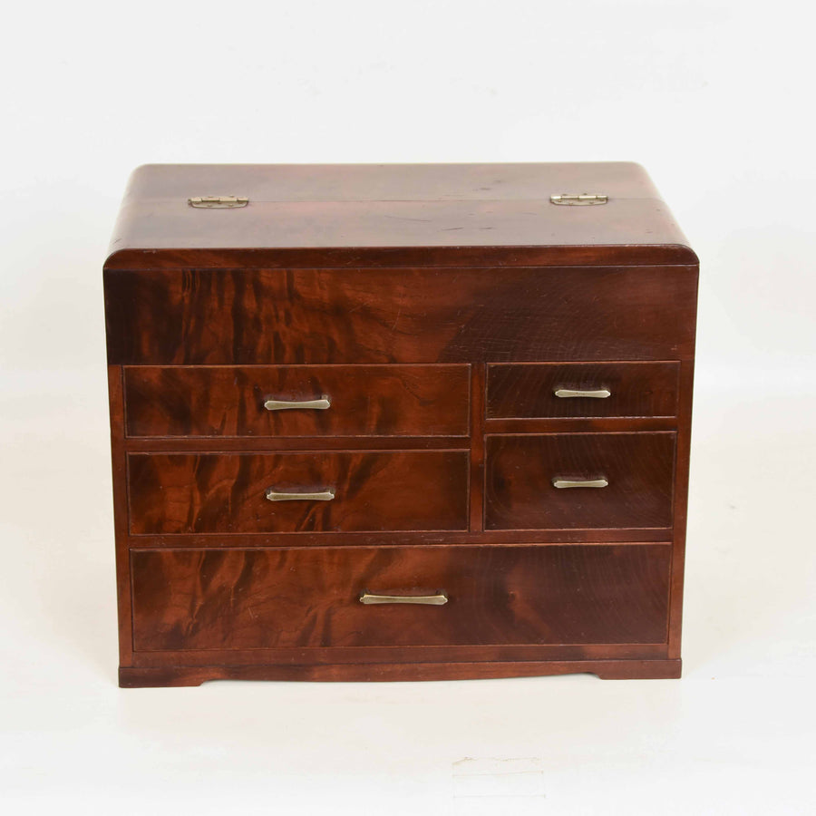 Japanese Sewing Box With Cherry Wood Veneer – Kazari