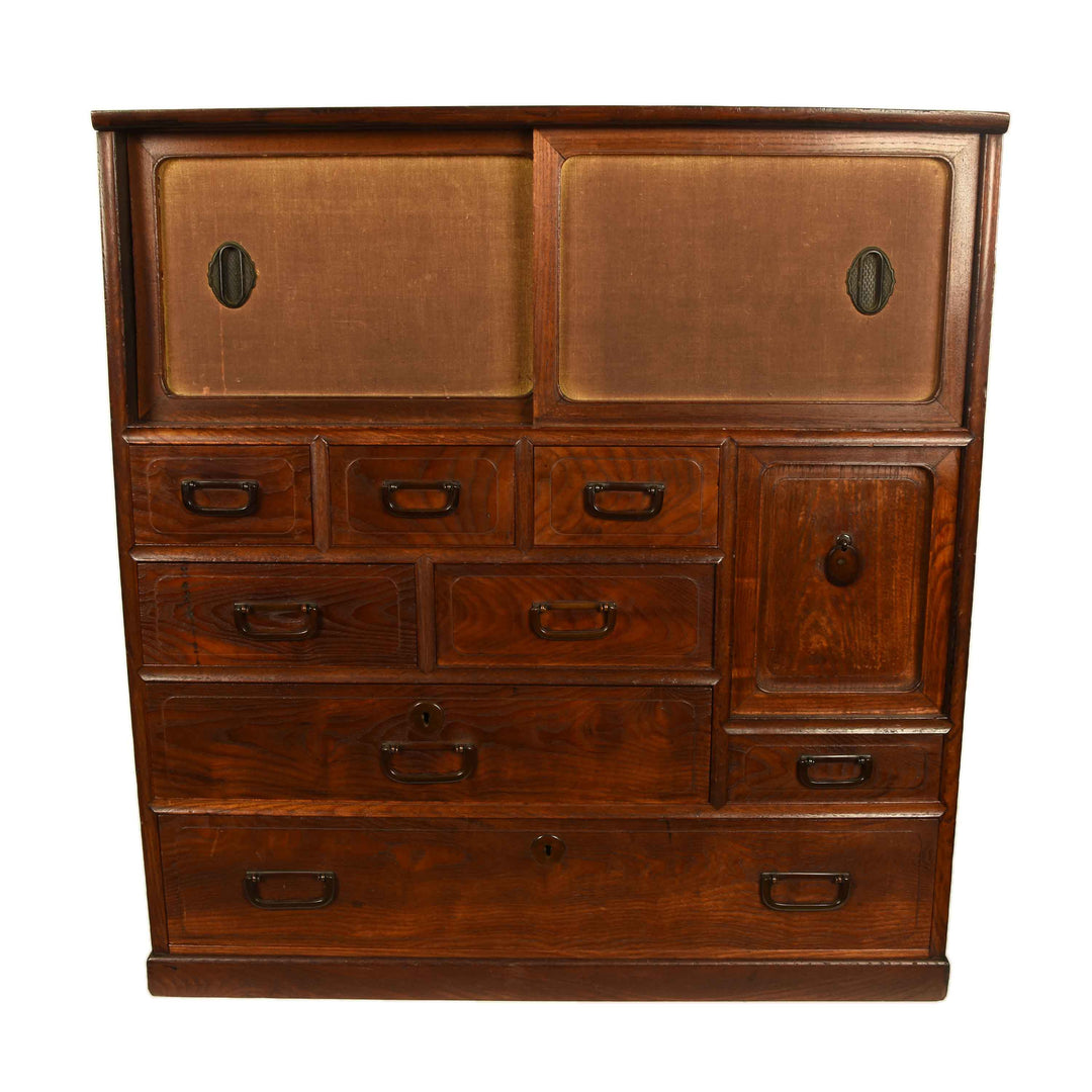 Japanese chestnut wood chest - JF22019 – Kazari